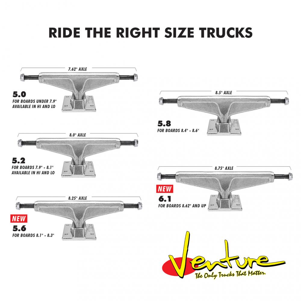 Venture Truck Anodized Team Edition 5.6in Red – Funky SB
